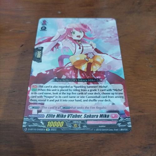 Jual Vanguard DBT10 ENG elite miko Vtuber, sakura miko - Kota Surabaya ...