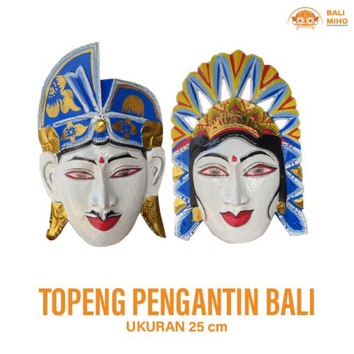 Jual Dekorasi Topeng Pengantin Bali Topeng Pria Wanita Penganten Bali ...