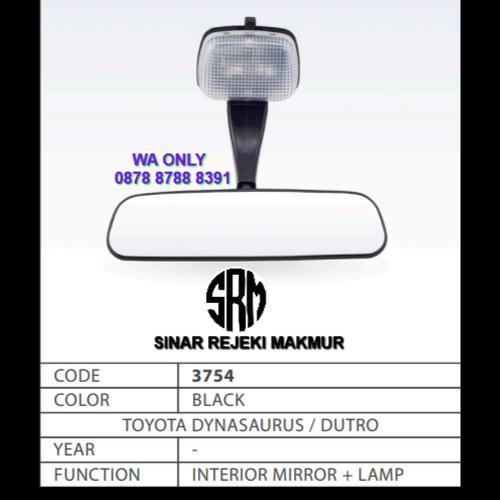 Jual SPION DALAM INTERIOR MIRROR TENGAH DYNASAURUS DUTRO LAMPU HITAM ...