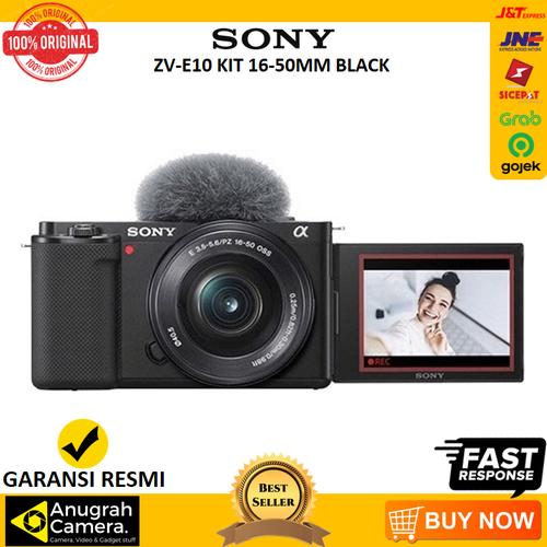 Jual Sony ZV E10 Kit 16-50mm Sony ZVE10 ZVE 10 Kit 16-50 Black RESMI - Garansi Distri - Kota ...