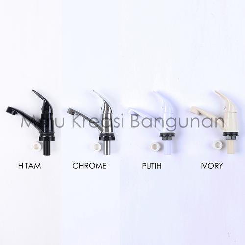 Jual Kran Wastafel Soligen W15 Tanam Keran Air PVC Chrome Angkat ...