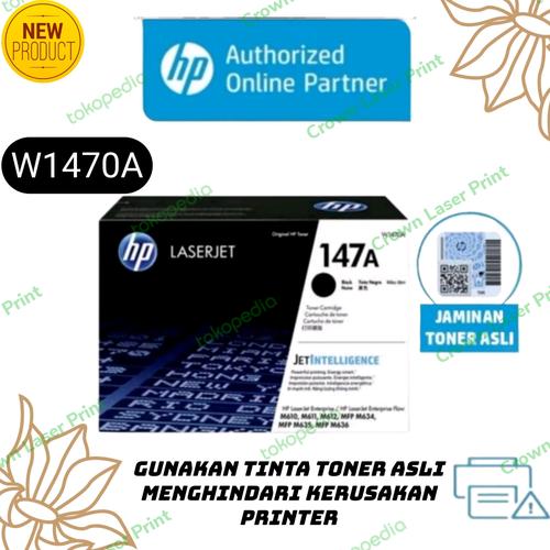 Jual HP 147A Black Original Laserjet Toner Cartridge W1470A - Jakarta ...