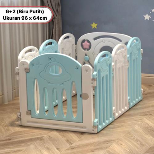 Jual Pagar Bayi Baby Fence Planet Star Safety Gate Playground Pagar ...
