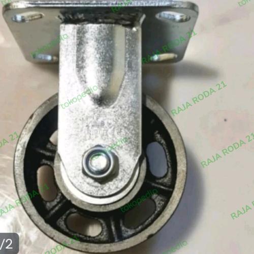 Jual RODA BESI IKP KAKI TEBAL 4"INCH (MATI/TETAP) - Jakarta Barat ...