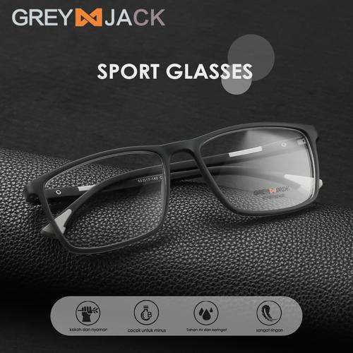 Promo Grey Jack Frame Kacamata Model Kotak Sporty Bahan TR90 Ringan New ...