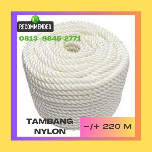 Jual Tali nylon 20mm per roll -/+ 220mtr PP multi Rope Tambang Nilon ...