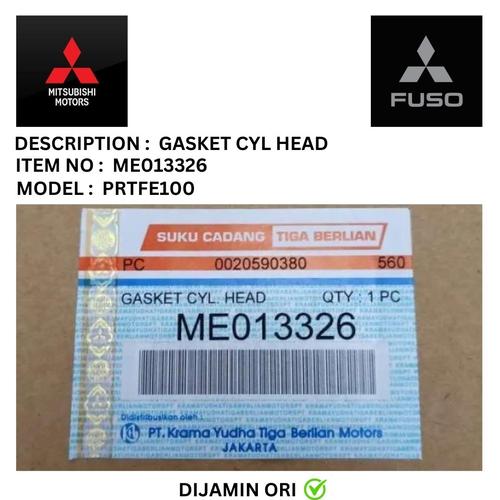 Jual GASKET PACKING CYLINDER HEAD ME013326 - PS100 COLT DIESEL ORIGINAL ...