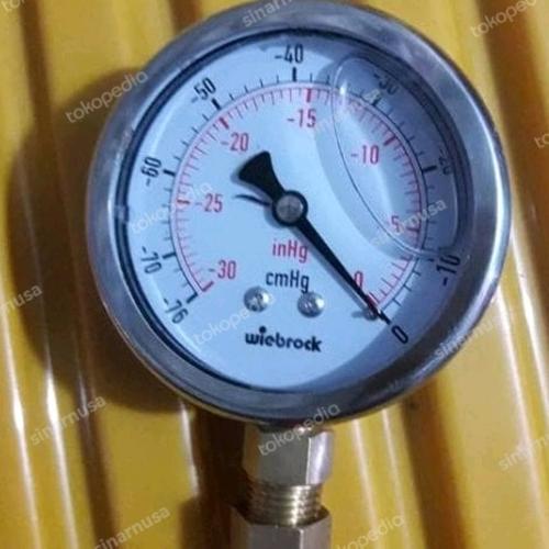 Jual Vacuum Vakum Gauge Full Stainless 4 " inchi - 30 Inhg - 76 Cmhg - Jakarta Barat - sinarnusa ...