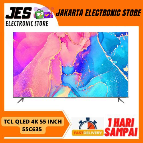 Promo TCL 55C635 (2022) QLED 55 inch UHD 4K SMART LED Google TV Dolby ...