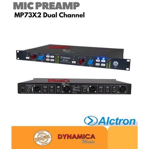 Jual Alctron MP73X2 Dual Channel Microphone Pre-Amplifiers - Preamp Mic ...