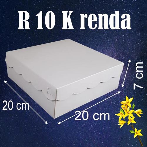 Jual R10K 350 gr /20x20/ Dus/Kardus/Kerdus/Dos Nasi Makanan Kue Roti ...