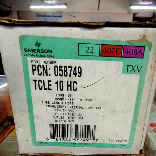 Jual Emerson Thermo-Expansion valve TCLE 10 HC for R22 / 407c / 10 tons ...