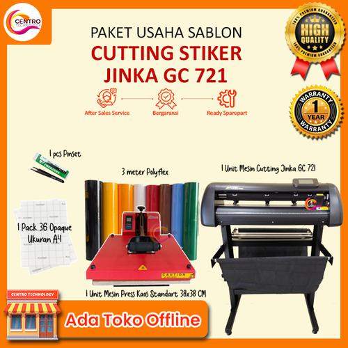 Jual Paket Usaha Cetak Kaos (Mesin Press Kaos & Cutting Sticker Jinka ...