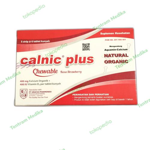 Jual CALNIC PLUS CHEWABLE RASA STRAWBERRY - Jakarta Barat - Medika ...