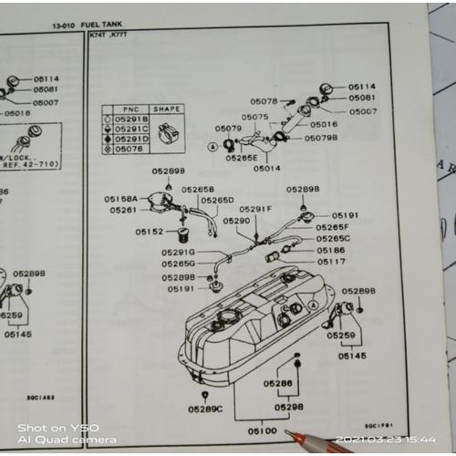 Jual Tangki Solar Fuel Tank Original Mitsubishi Strada L200 MN120321 ...