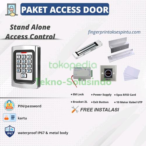 Jual Paket Pemasangan Access Door Standalone RFID Password dan PIN ...