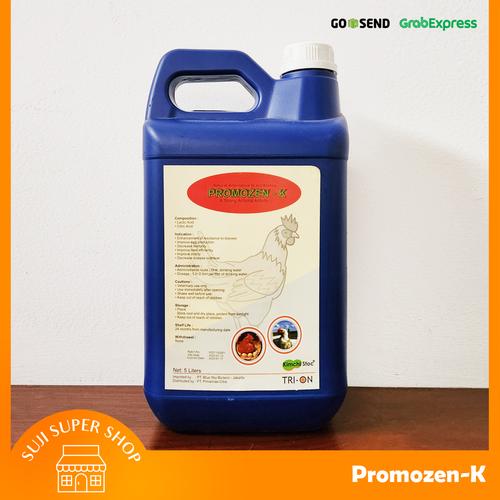 Jual PROMOZEN K Anti Bakteria dan Anti Virus untuk Ayam / 5 LT ...