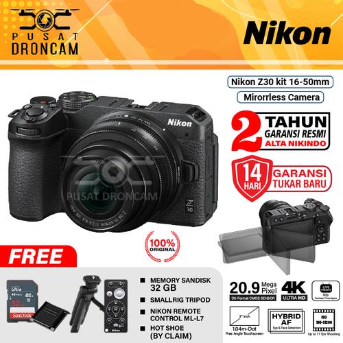 Promo Nikon Z30 kit 16-50mm Nikon Z 30 - Mirrorless Camera Original ...
