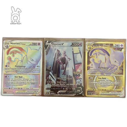 Jual Mewtwo V VSTAR SR HR UR AA pokemon tcg indonesia s10b alternate art - VSTAR RRR - Jakarta ...