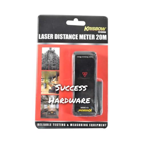 Jual KRISBOW METERAN LASER DIGITAL 20 MTR/LASER DISTANCE METER 20MTR ...