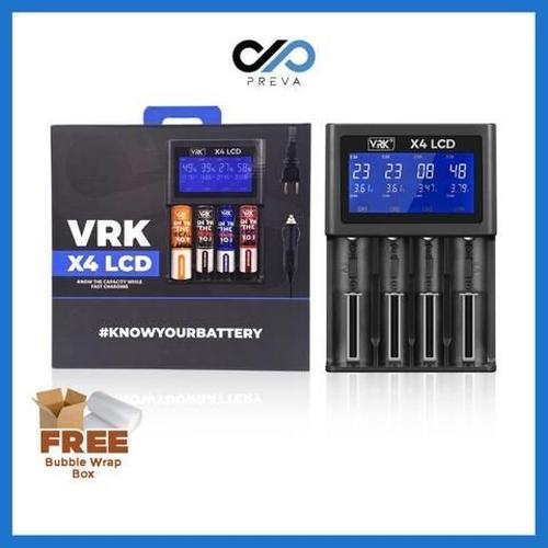 Jual CHARGER VRK X4 LCD AUTHENTIC BY VRK - Jakarta Barat - VAPOR GASSS | Tokopedia