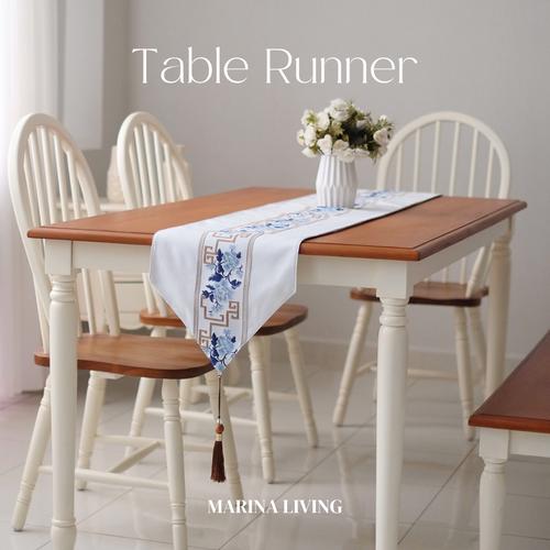 Jual MARINA LIVING - Table Runner / Alas Meja Panjang - White, 35cm x ...
