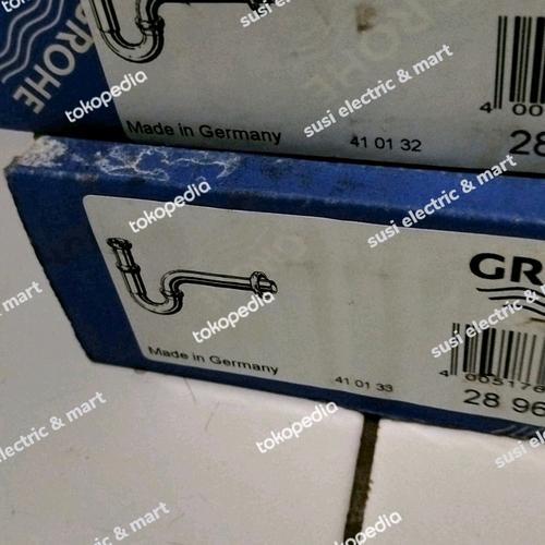 Promo Grohe 28961000-P-Trap 1l/4"/Sifone/Leher Angsa wastafel - Kota ...