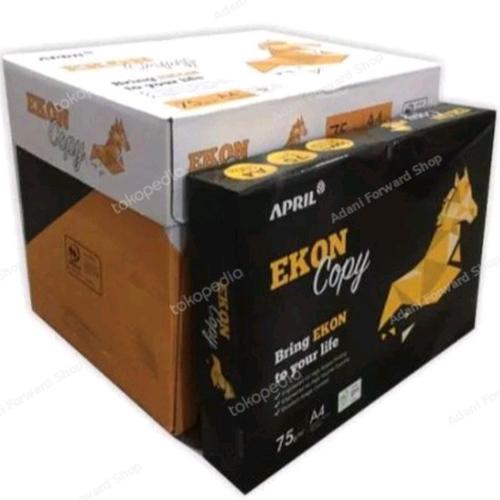 Jual Kertas HVS EKON Copy A4 75Gsm 1kotak isi 5 Rim - Kab. Bogor ...