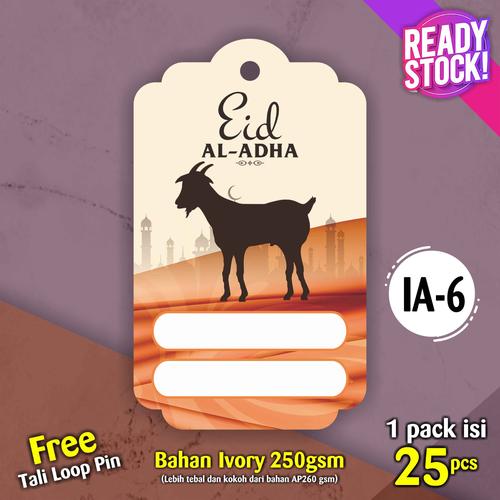Jual Hangtag Hang Tag Idul Adha Kurban Qurban Label Kartu Ucapan - IA-6 ...