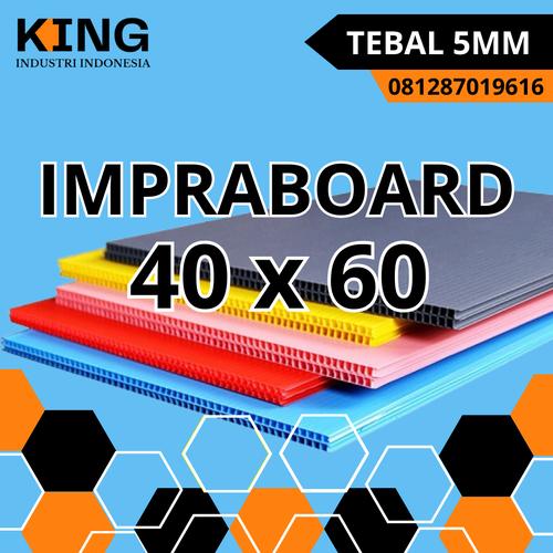 Jual ImpraBoard infraboard Lembaran Corrugated Board 5mm 40 x 60cm ...
