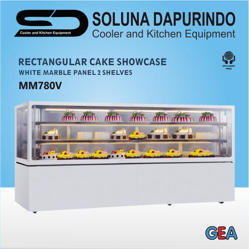 Jual GEA Rectangular Cake Showcase MM780V / Pendingin Kue - Kota ...