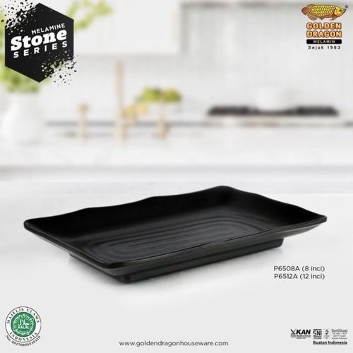 Jual Golden Dragon Melamine - Piring Persegi Melamine Stone Series ...