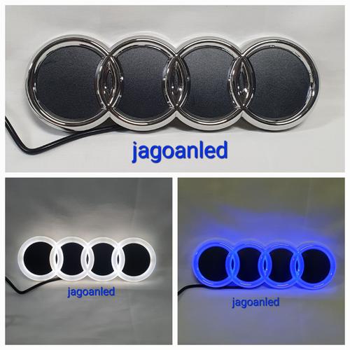 Jual Emblem Mobil Logo Audi LED - Biru - Kota Malang - jagoanled ...