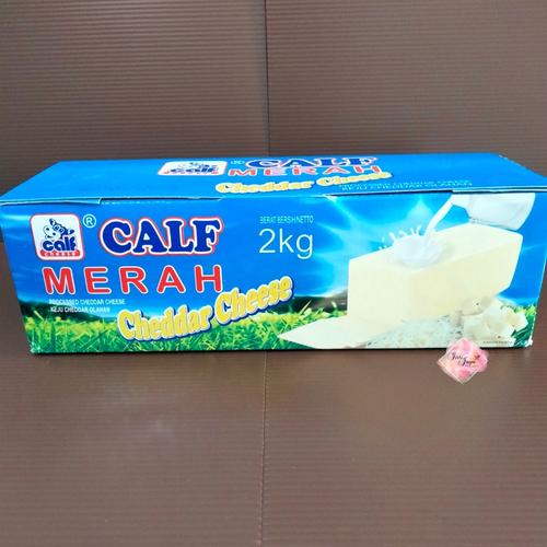 Jual calf cheddar cheese 2kg - CALF MERAH - Kota Medan - Intijayabaking ...
