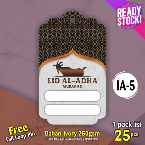 Jual Hangtag Hang Tag Idul Adha Kurban Qurban Label Kartu Ucapan - IA-5 ...