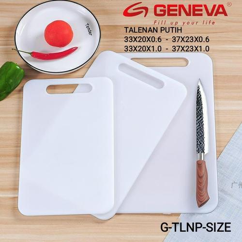 Jual Talenan Plastik Tebal Chopping Board White Geneva - 332010 ...