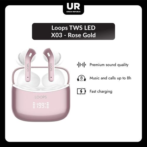 Promo Loops TWS Earphone LED X03 - Rose Gold - Kab. Tangerang - Urban ...