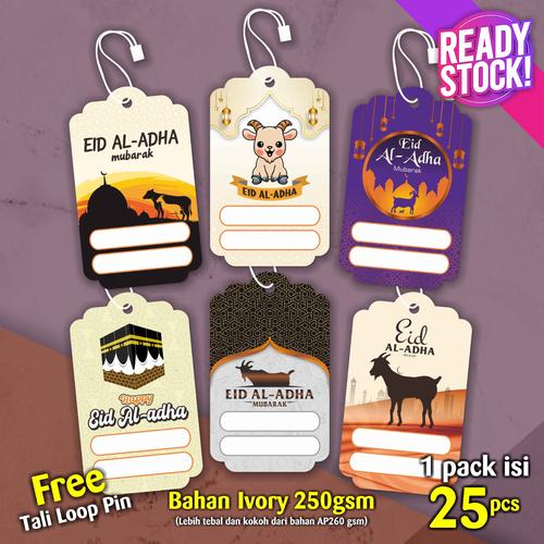 Jual Hangtag Hang Tag Idul Adha Kurban Qurban Label Kartu Ucapan - Kota ...