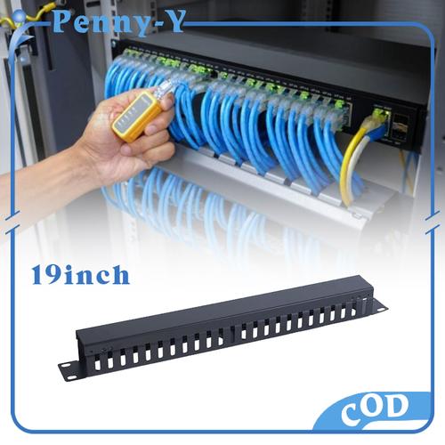 Jual 19 Inci Wire Management 1U Metal Jalur Kabel Rak Server Hagane ...
