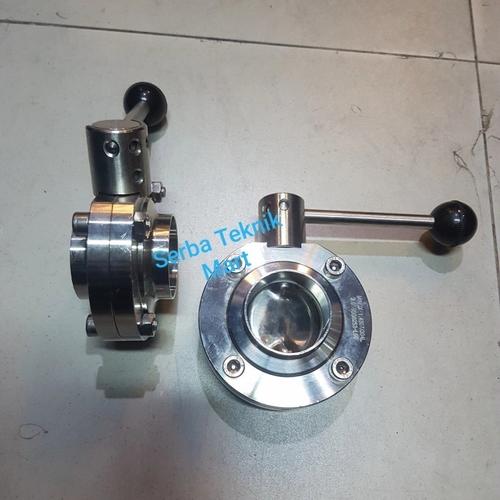 Jual Butterfly Valve Sanitary 3/4" SS316 Weld - Jakarta Barat - BARRO ...