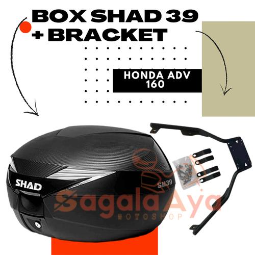 Jual Promo Paket Box SHAD 39 SH 39 dan Bracket SHAD HONDA ADV 160 ...