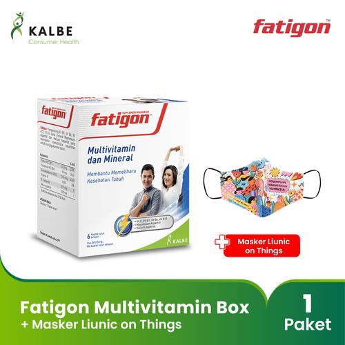 Promo Fatigon Multivitamin 1 Box isi 10 Strip x 6 Kaplet - 1 Box - Kab ...