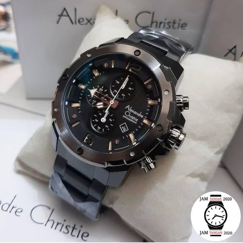 Jual Jam Tangan Pria Alexander Christie AC 6410 Original Black AC6410 New - Jakarta Pusat - Jam ...