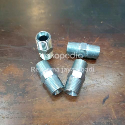 Jual 3/8 inch NPT X 3/8 inch NPT DOUBLE NEPPLE HIGH PRESSURE - Jakarta ...