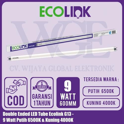 Jual Lampu LED Tube Double Ended DE TL Neon ECOLINK 9w 9watt 9 w watt ...