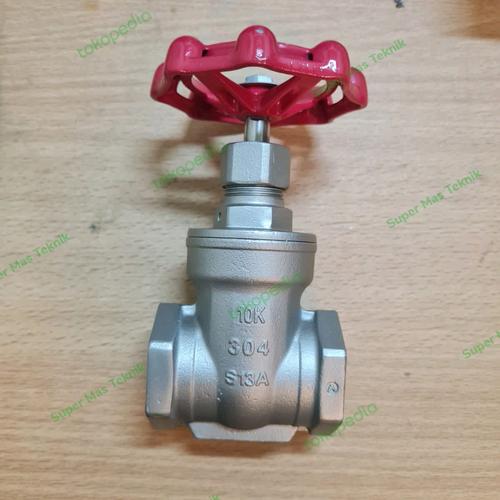 Jual GATE VALVE KITZ 1/2" INCH KITZ STAINLESS DRAT CLASS 200 S13A 10K ...