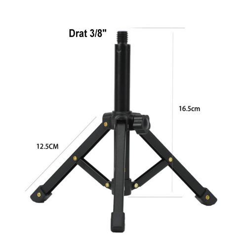 Jual stand mic Besi pendek dan panjang dekstop -stand meja tanpa holder - Tripod Pendek, BESI ...