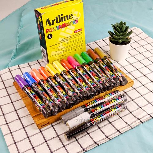 Jual ARTLINE Spidol Poster Marker 2.0 Mm Permanen Water Based EPP-4 ...
