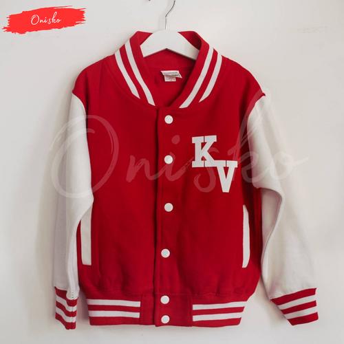 Jual Jaket Varsity Baseball Anak Hut RI 17 Agustusan Merah Putih ...