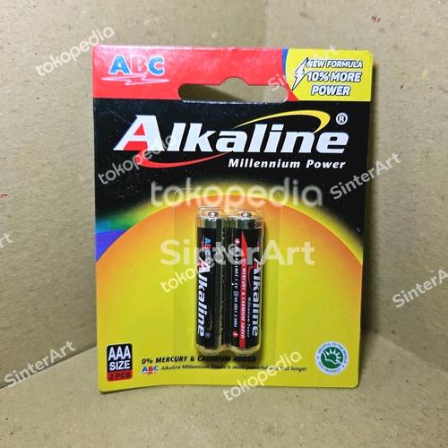 Jual ABC Alkaline AAA A3 Batu Baterai besar Alkalin kecil isi 2 pcs set ...